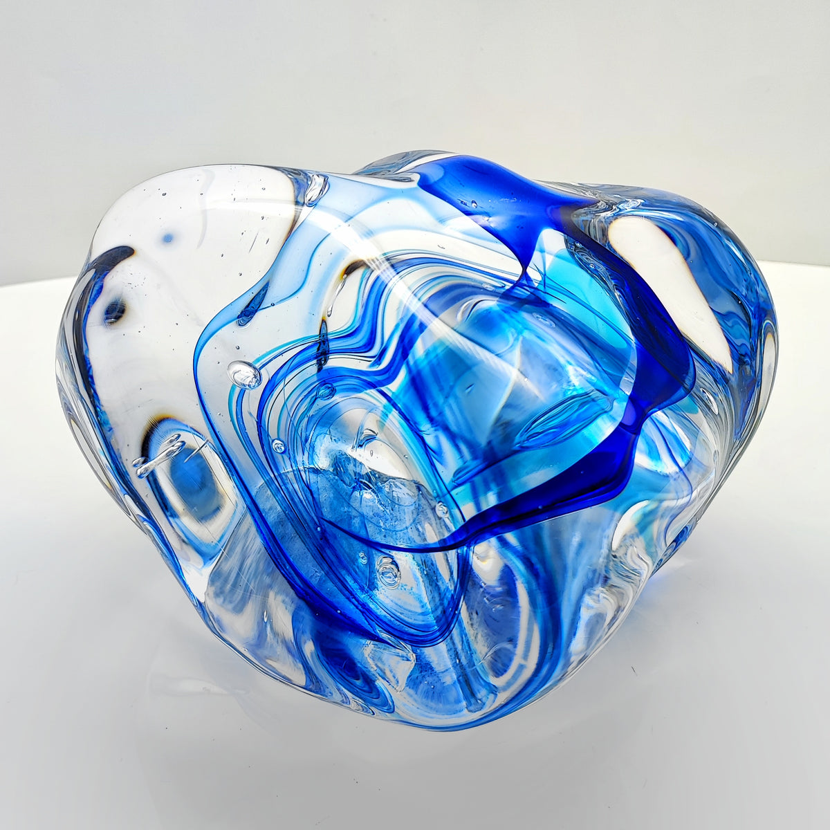 Organic Free Form Objet – David Reade Glass Art